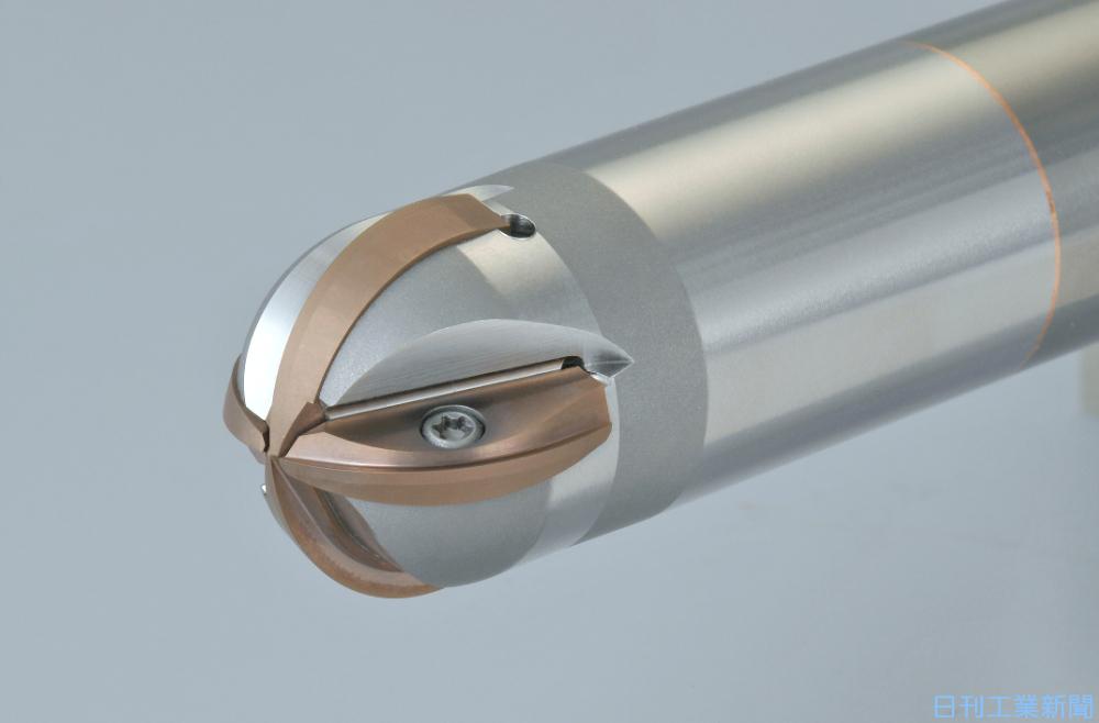 日立ツール、刃先交換式ボールエンドミル−4枚刃で加工能率2倍 | 日刊工業新聞 電子版