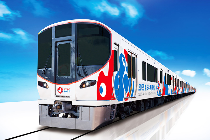 JR西、万博ラッピング列車を運行 来月30日から | 日刊工業新聞 電子版
